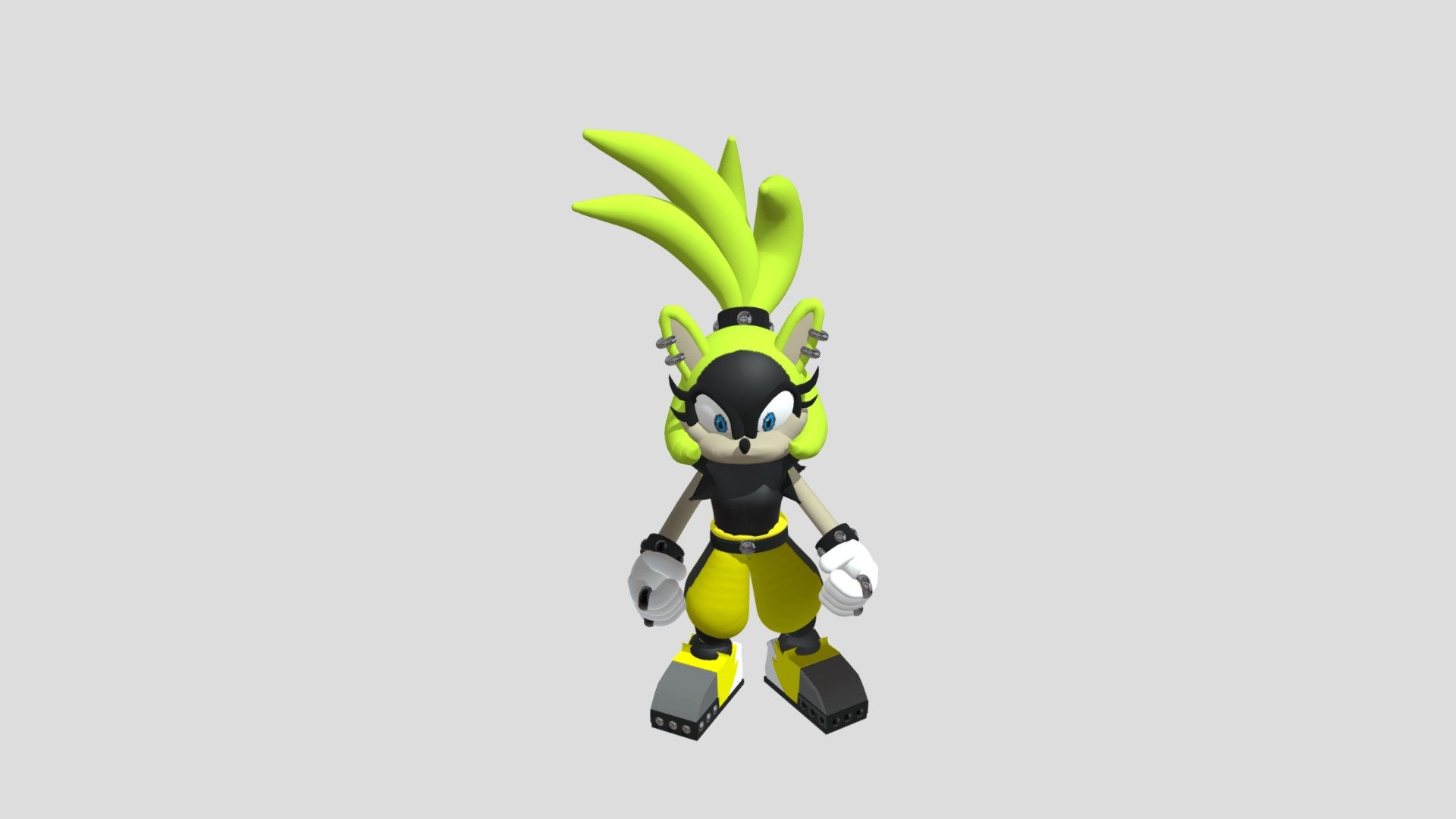 Surge The Tenrec - Download Free 3D model by NexusSpeedster (@nexusfnf ...