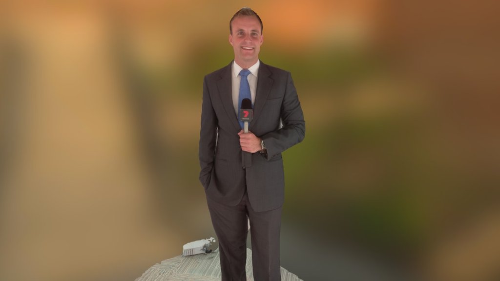 mini-U 3D scan of news reporter - 3D model by mini-U [db63d02] - Sketchfab
