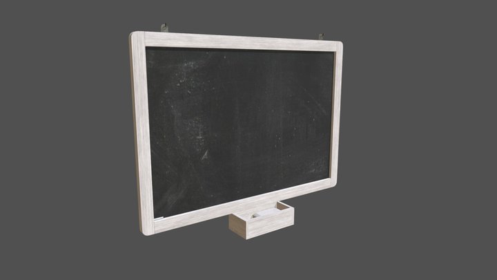 Chalkboard 3D models - Sketchfab
