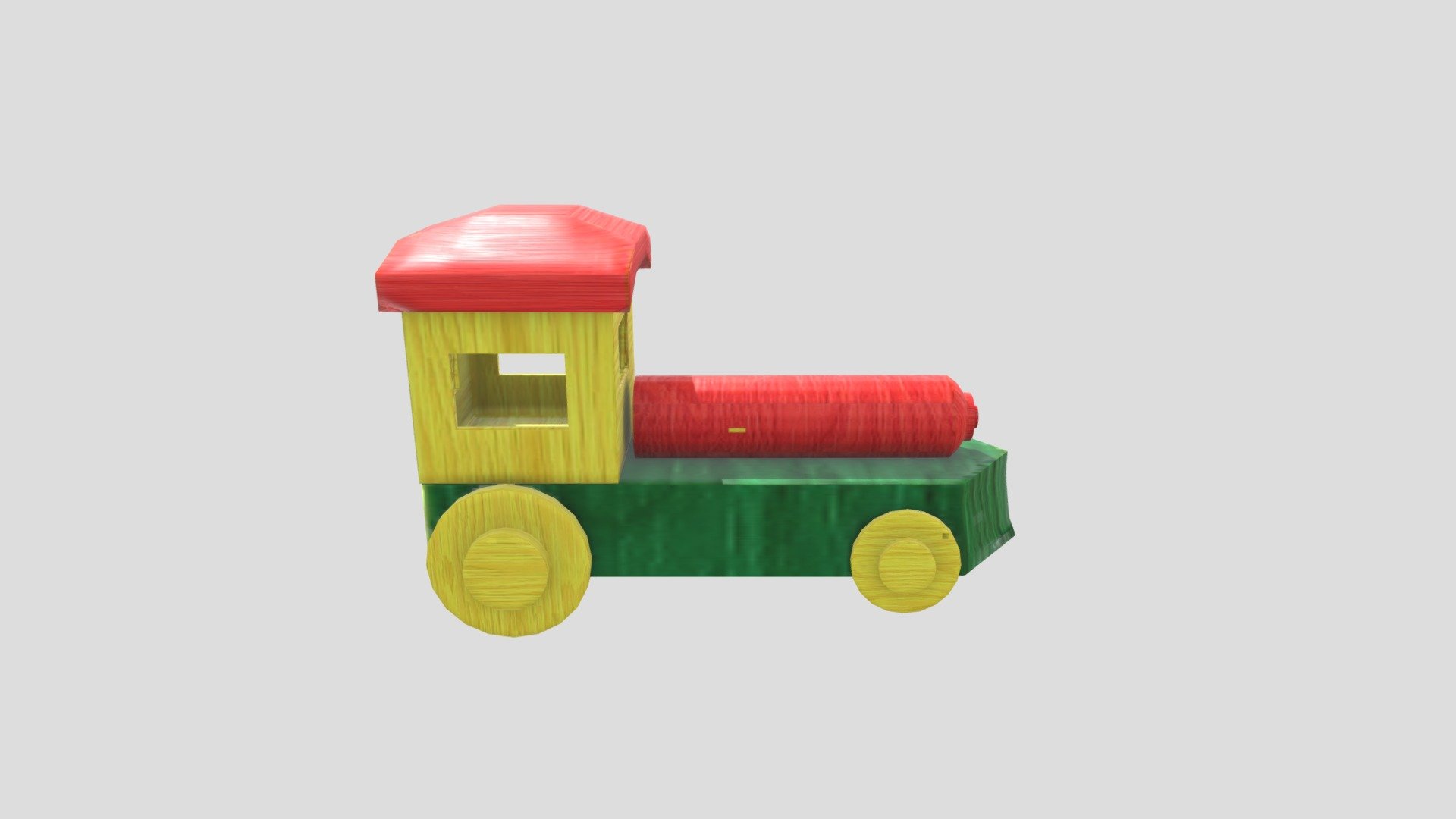 Toy Train - 3D model by DjAnjie [db64c7a] - Sketchfab