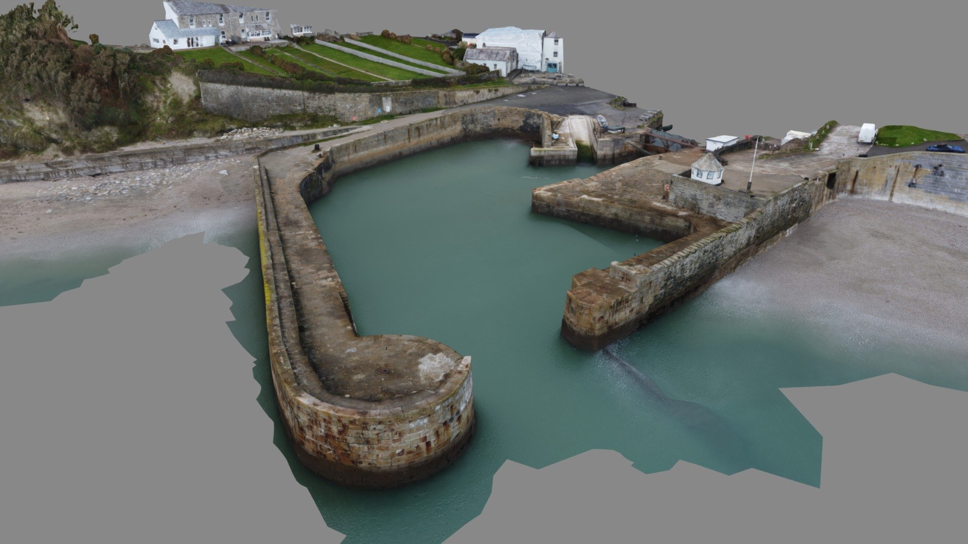 Charlestown harbour - Cornwall - 3D model by Sam Smith (@samjames03 ...