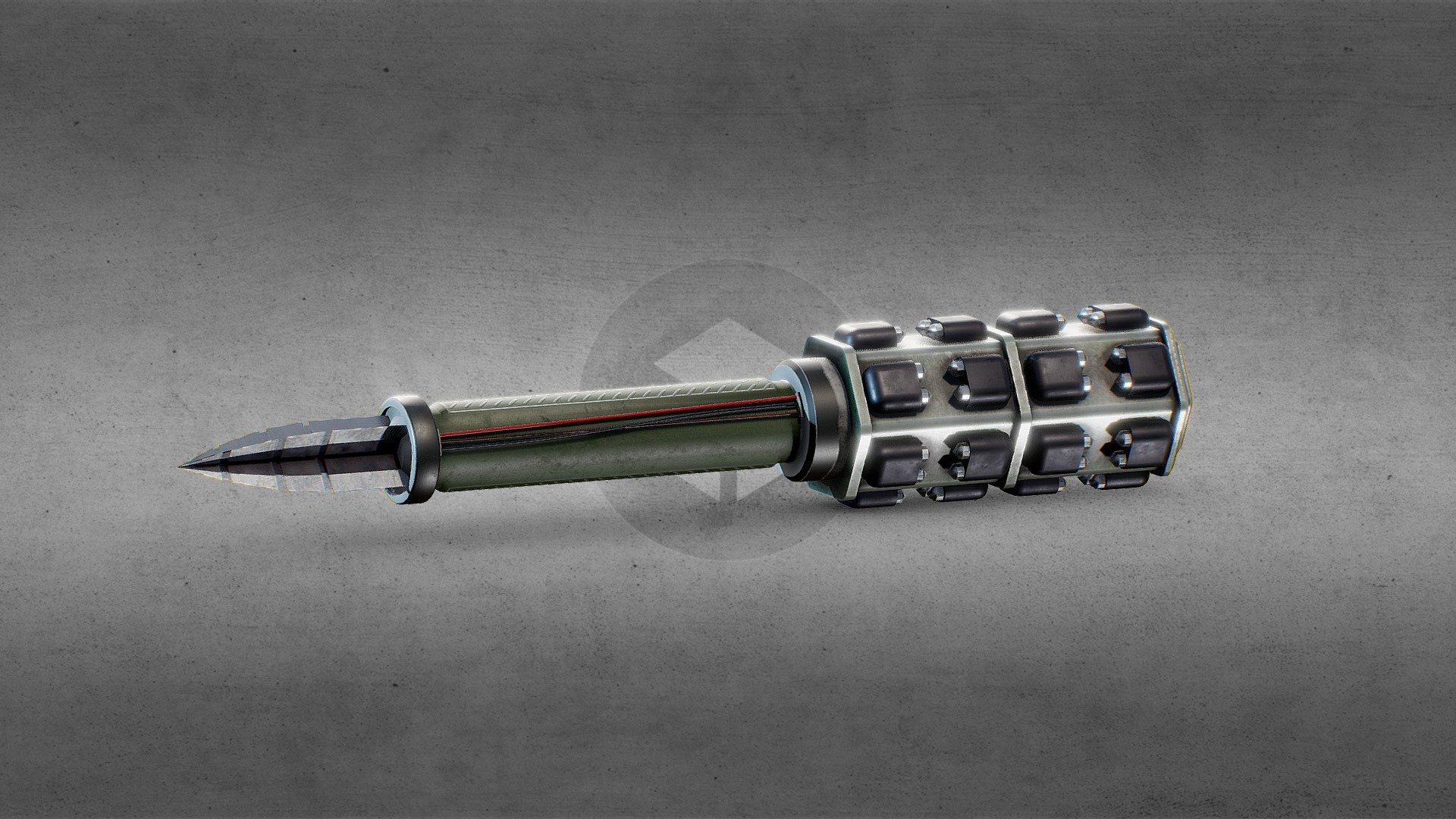 Shock Charge Grenade PBR - Buy Royalty Free 3D model by Kasit Studio ...