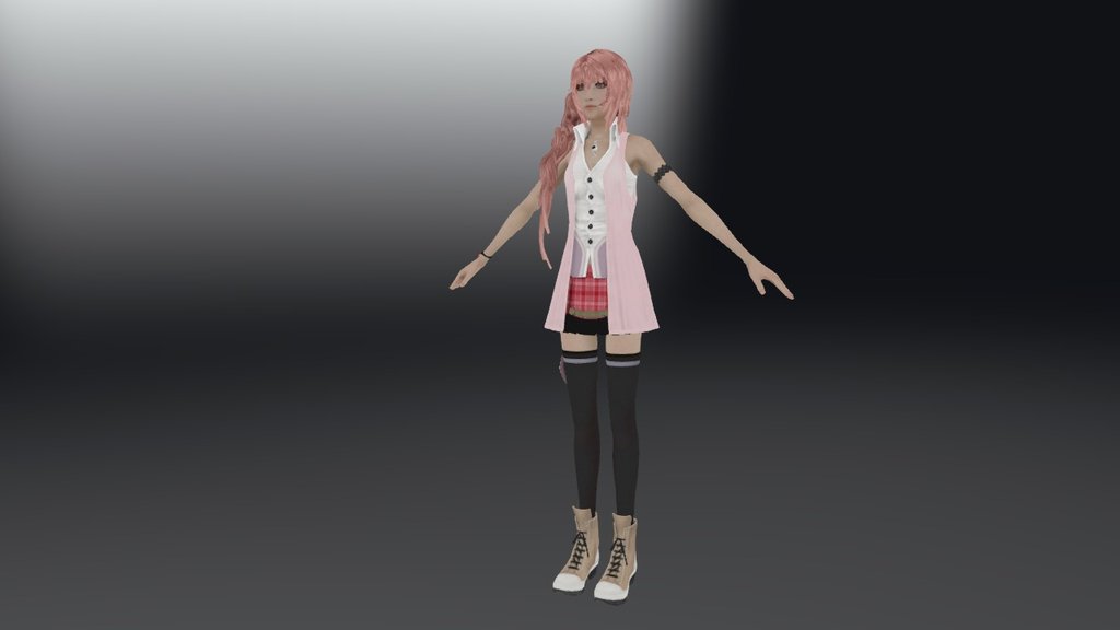 Sarah Final fantasy XIII - 3D model by Shadow (@andres20102008 ...