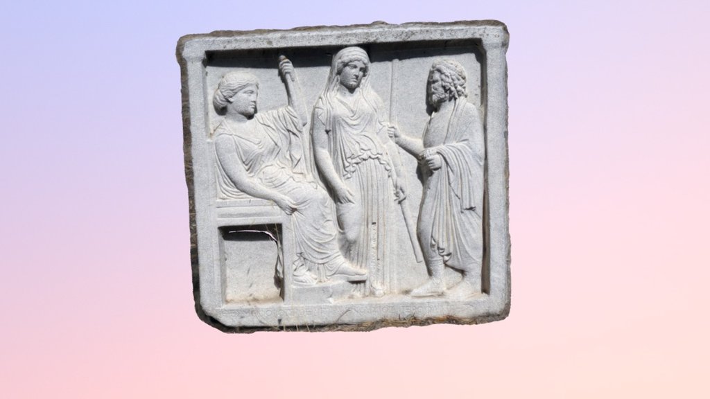 Bas-relief, Olympiéion Zeus Temple - 3D model by GeoNico [db68c37 ...