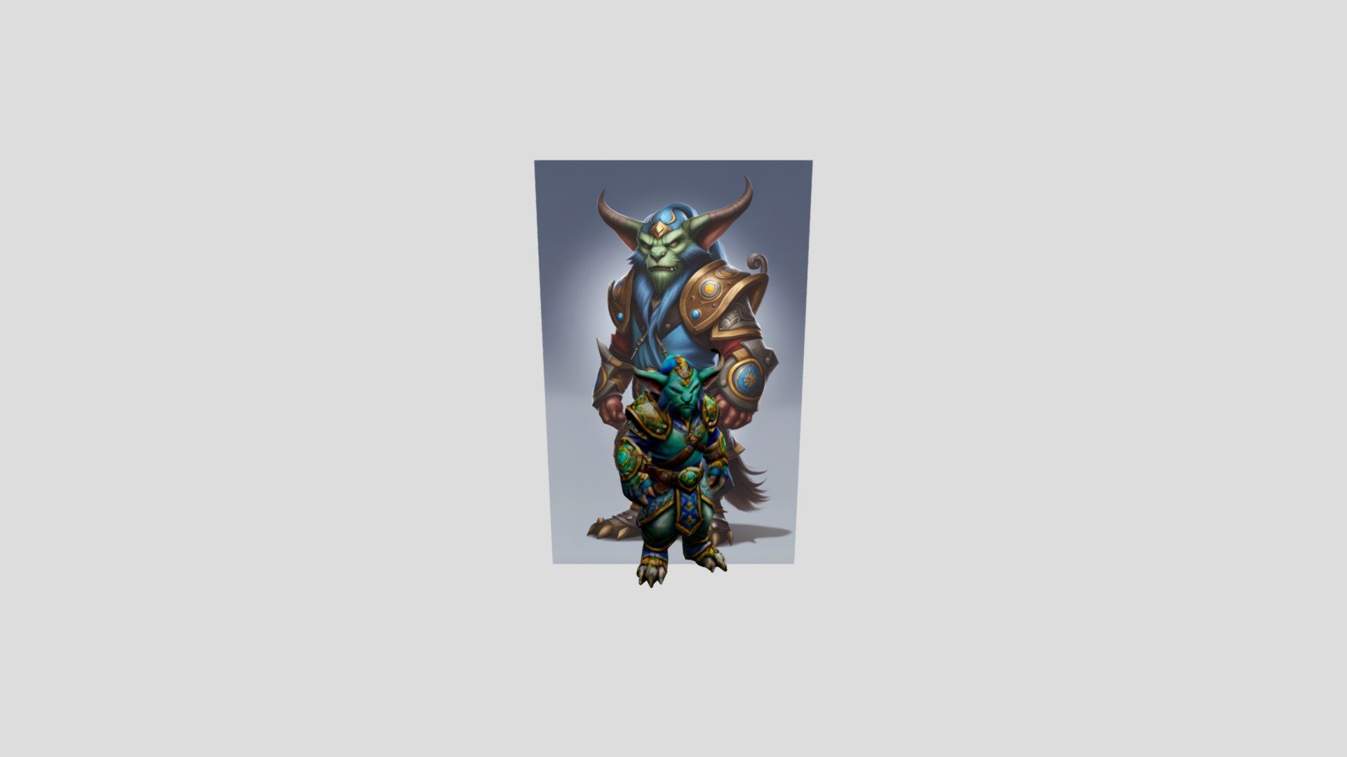 a character from the world of warcraft - Download Free 3D model by ...