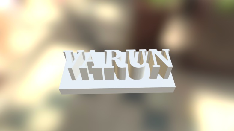 3D Print File Varun - 3D model by varunkumar (@vallagadapa) [db69454 ...