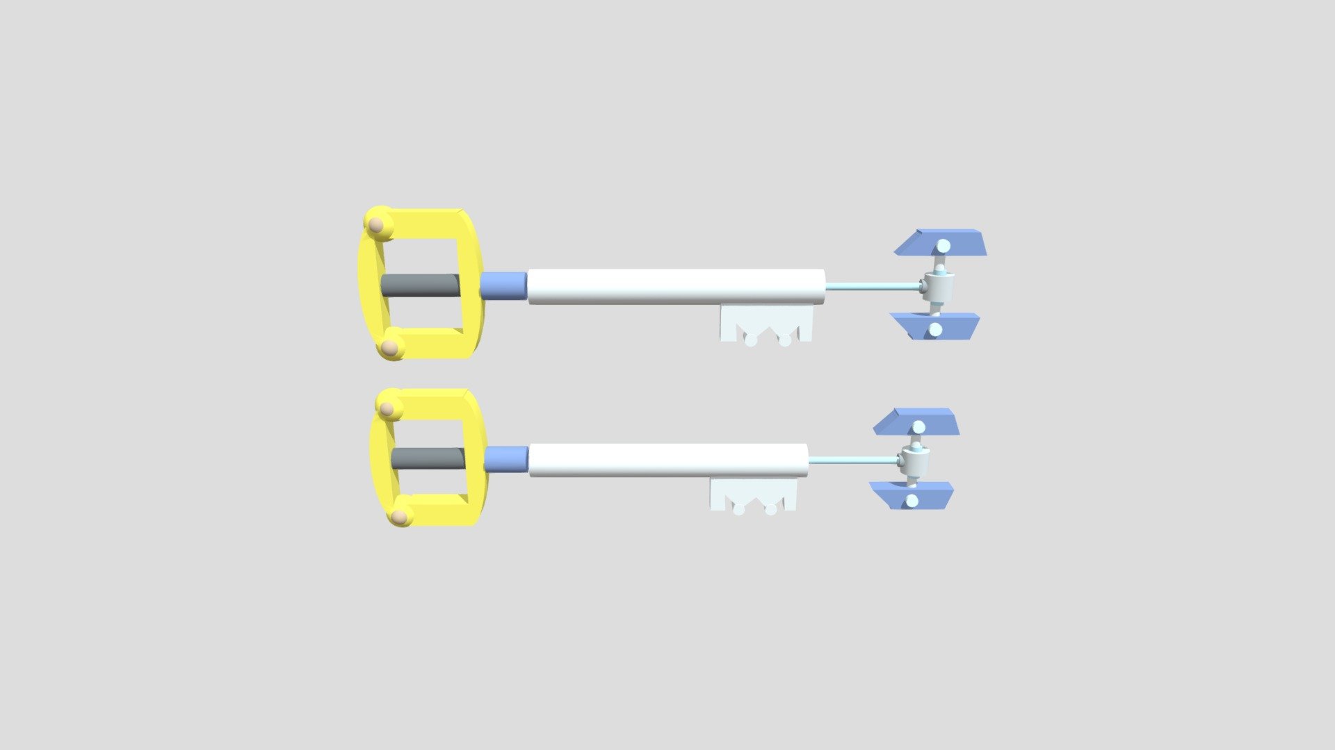 dual Omniwrench Keyblade Model V2 - Download Free 3D model by ...