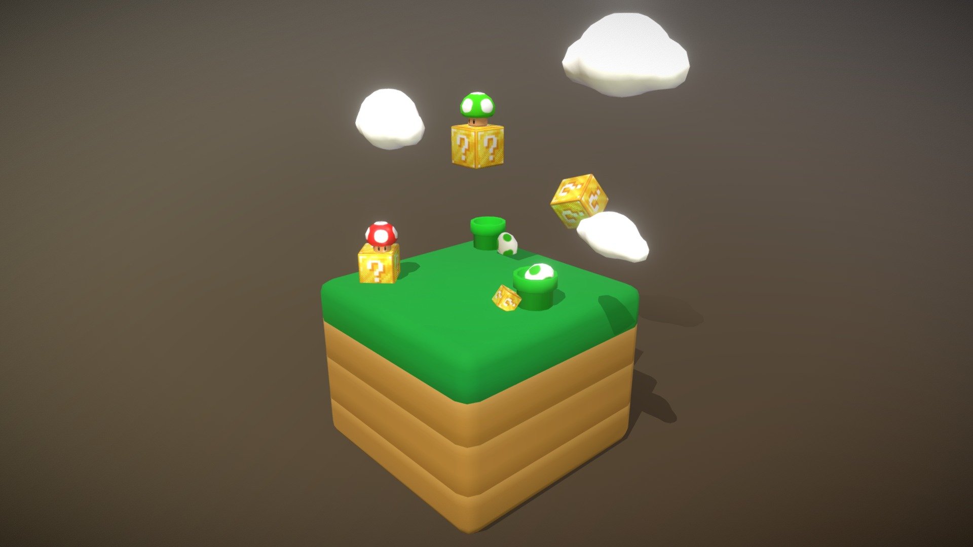 Mario Bros Fan-made - 3D model by Constanza_Valenzuela ...