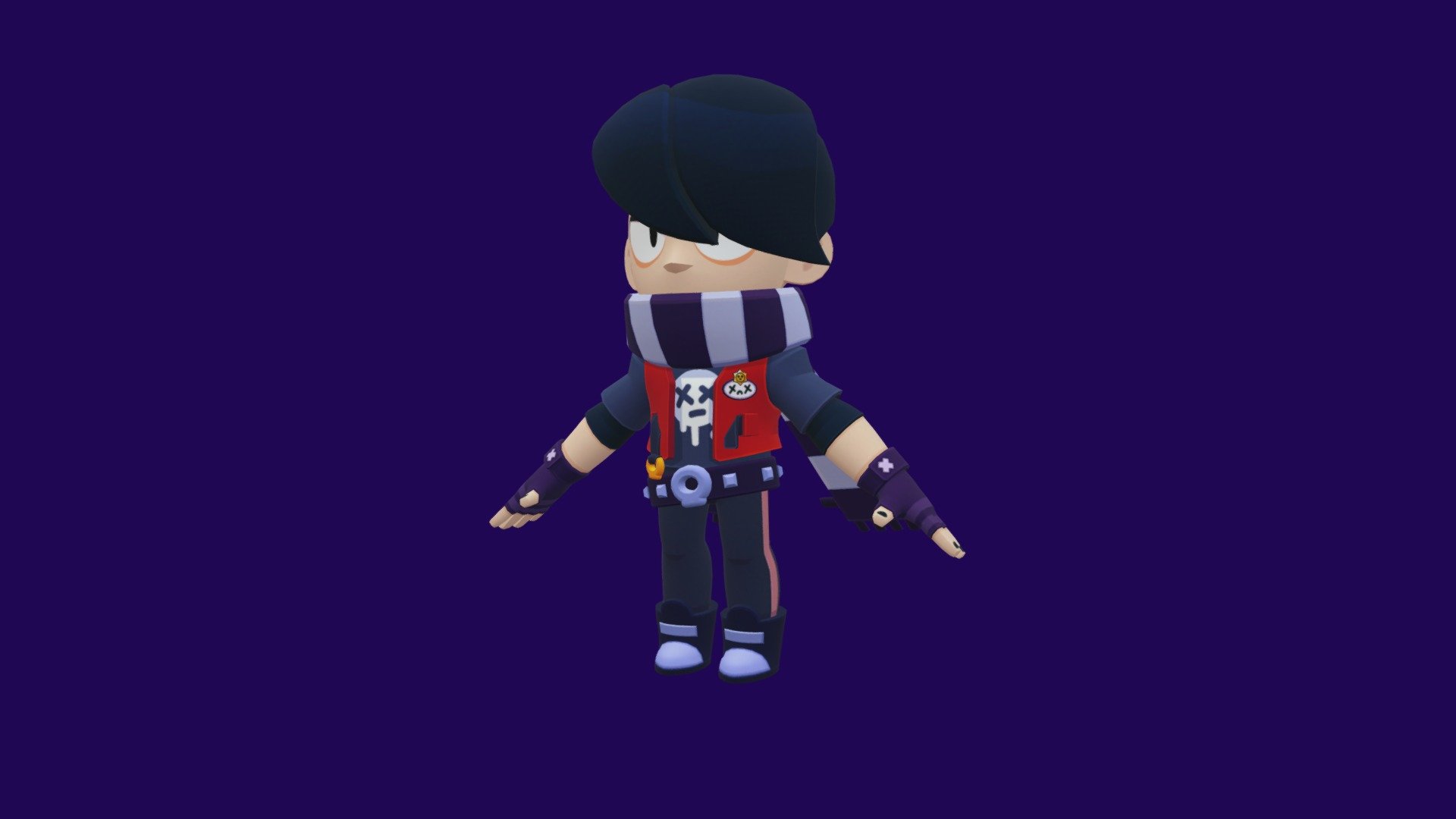 Edgar 3D model - Download Free 3D model by Brawl Stars 3D models ...