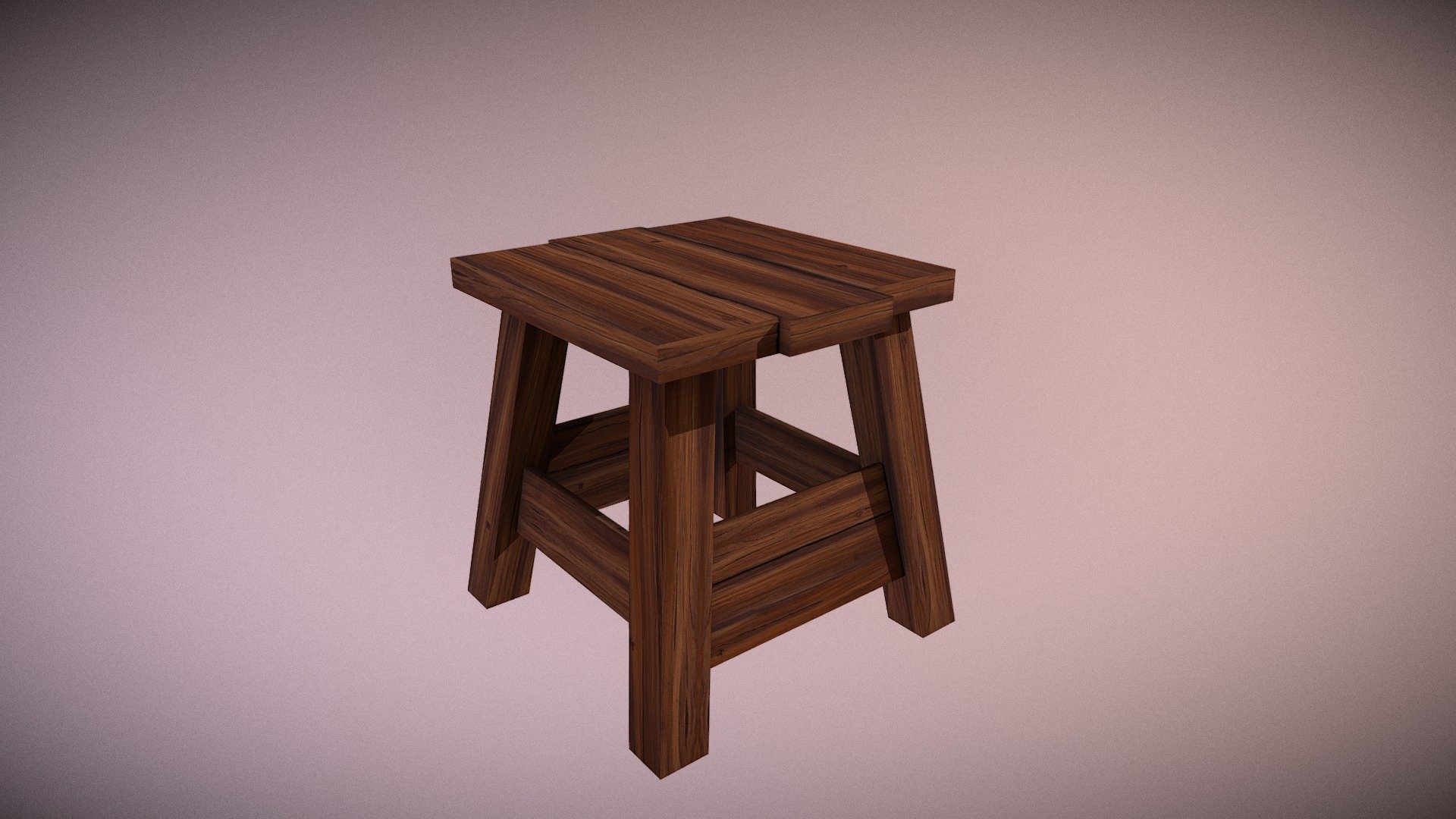 Low poly stool - 3D model by Fahd Sultan (@sfsultan) [db70d22] - Sketchfab