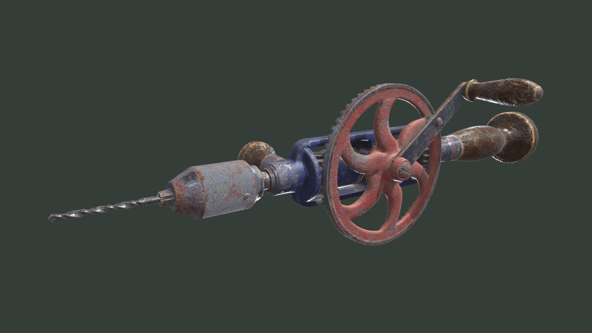 Hand Drill - 3D model by Lorenzo_Campi [db7289f] - Sketchfab
