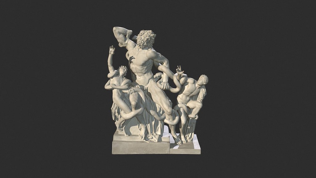 Laokoon-Gruppe, um 200 v. Chr. - 3D model by RS (@raphazou) [db728e0 ...