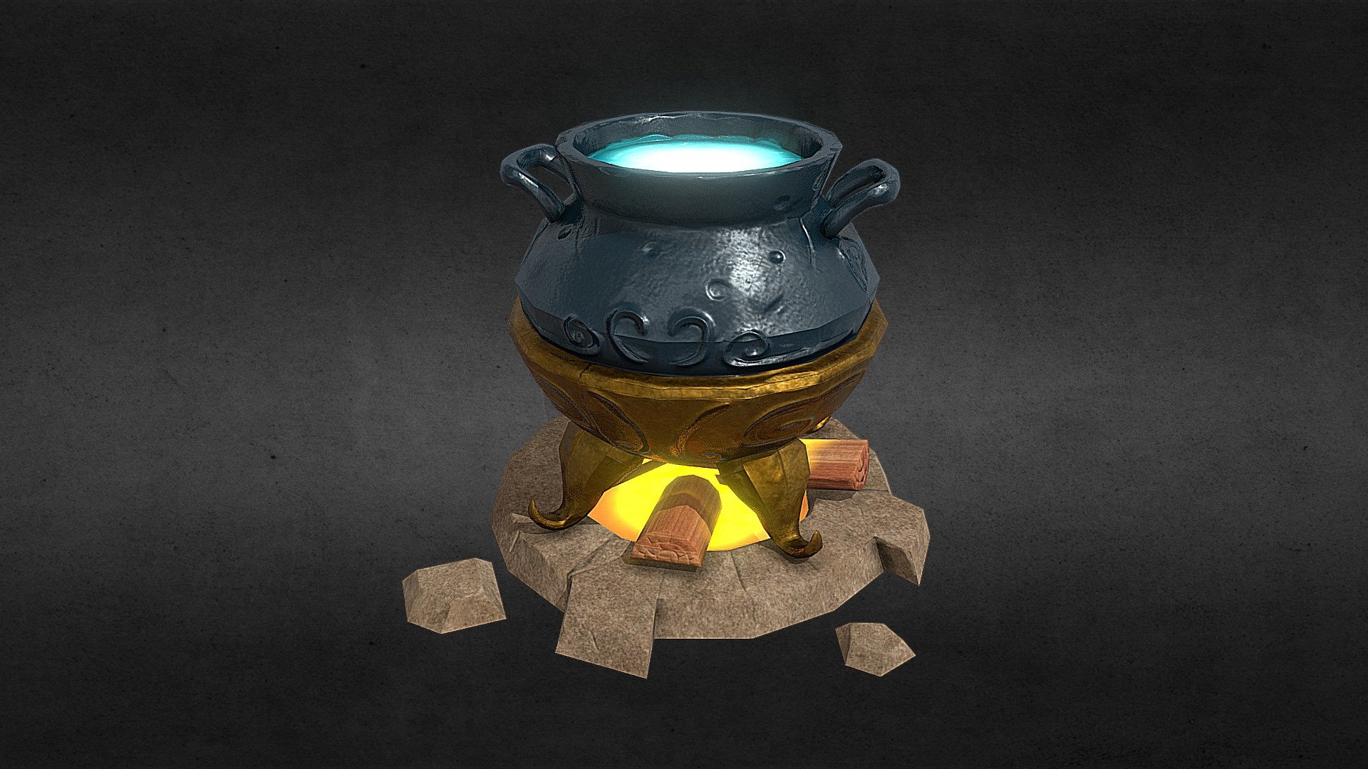 magic pot - 3D model by Jaku (@Ja-ku) [db748fc] - Sketchfab