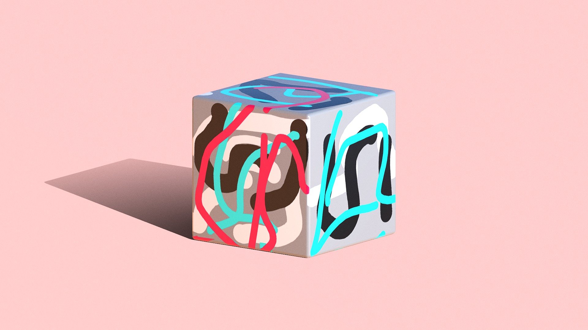 Round Cube art paint test - Download Free 3D model by Sam3D ...