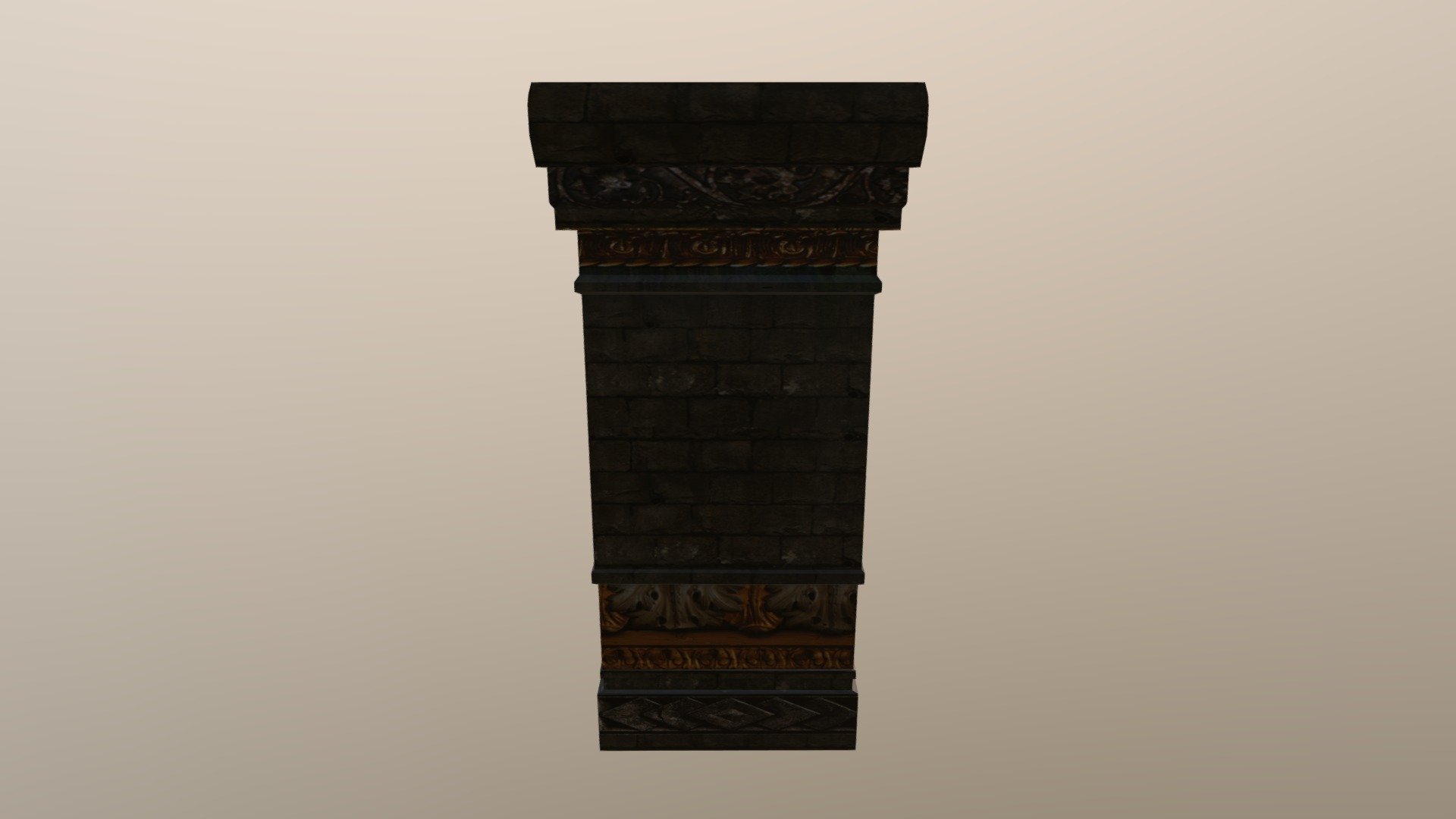 Modular Pillar - 3D model by Abbie John (@abbiegameart) [db79592 ...