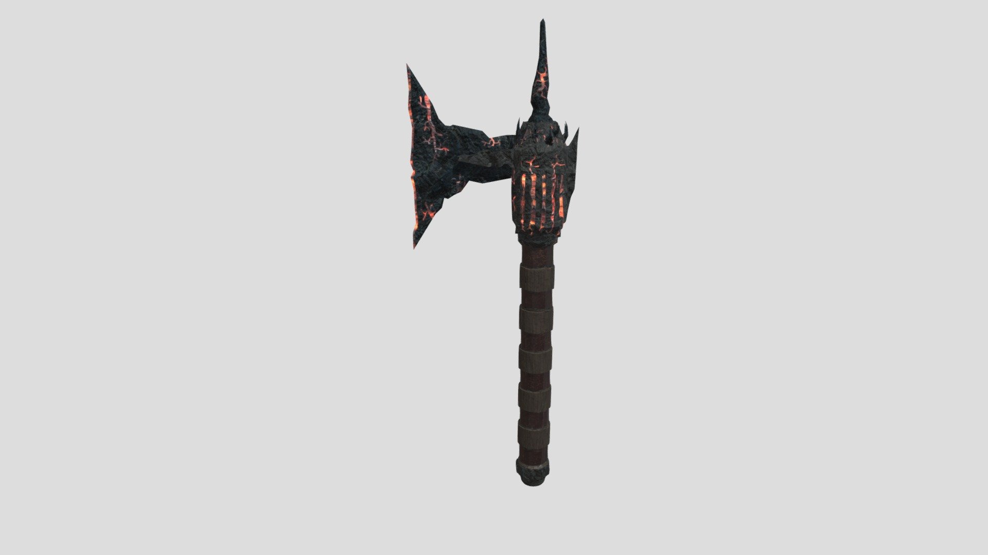 Hellish Axe - 3D model by toast (@somewhattoastytoast) [db7ac62 ...