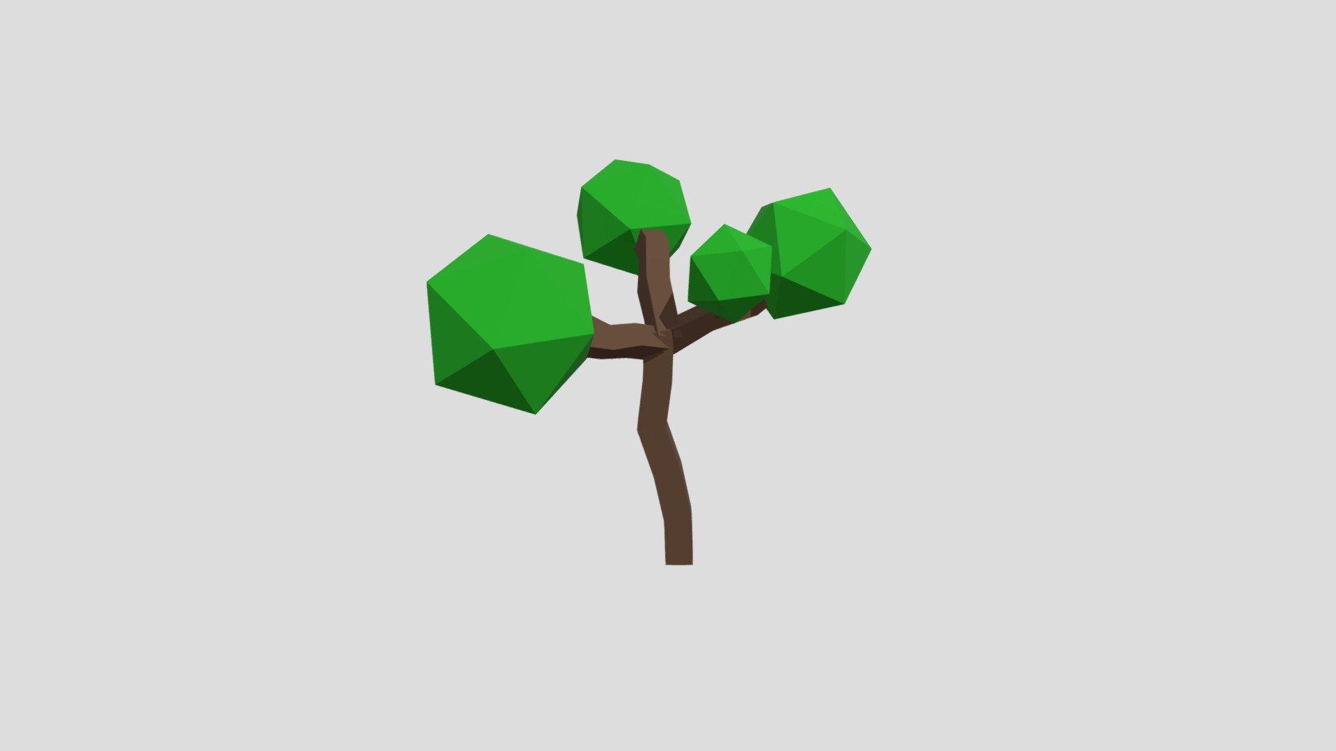 Low-Poly Tree 3D Model - 3D model by fx_d [db7b152] - Sketchfab