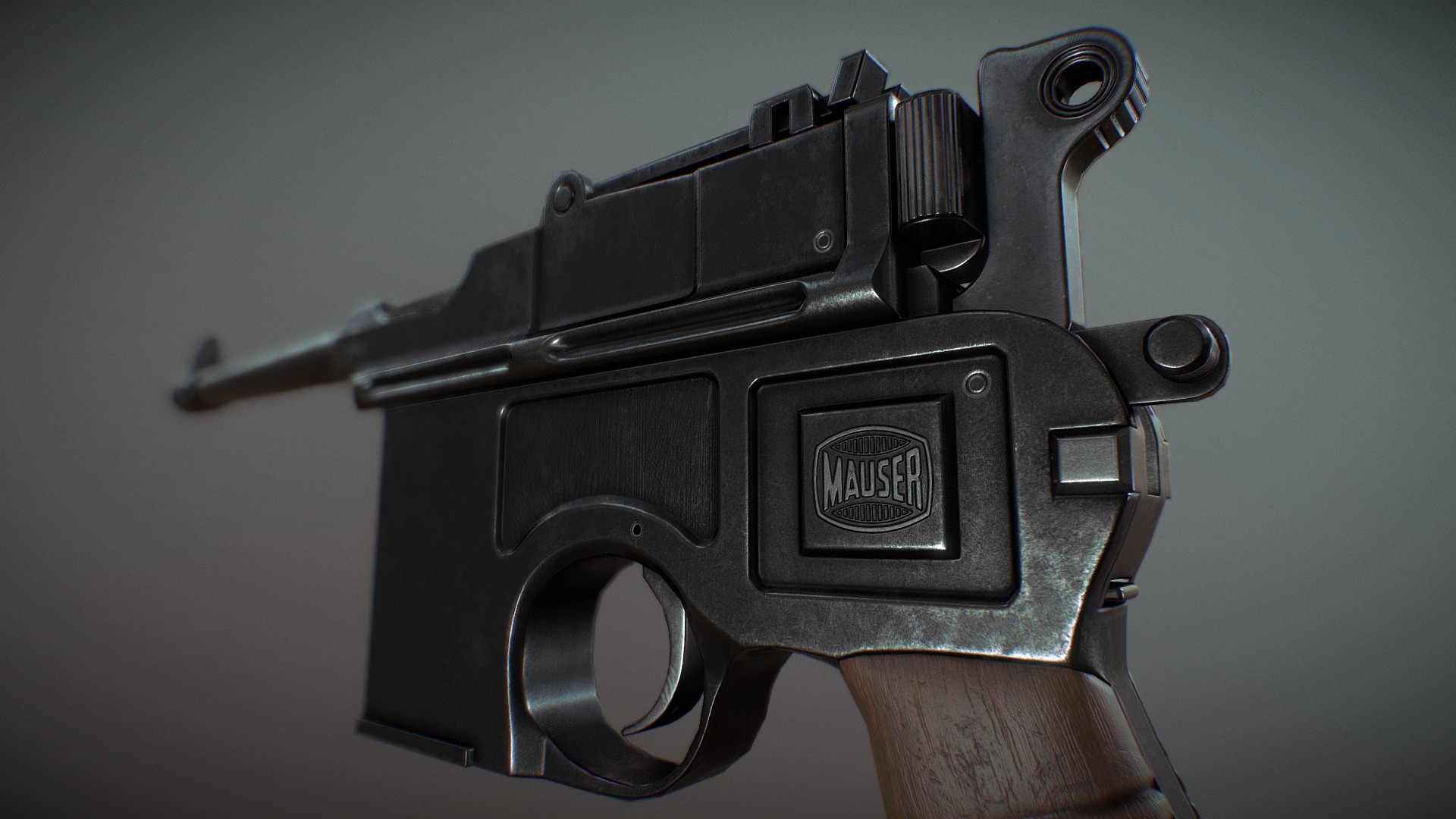 Mauser C96 - 3D model by Tuuttipingu [db7e846] - Sketchfab