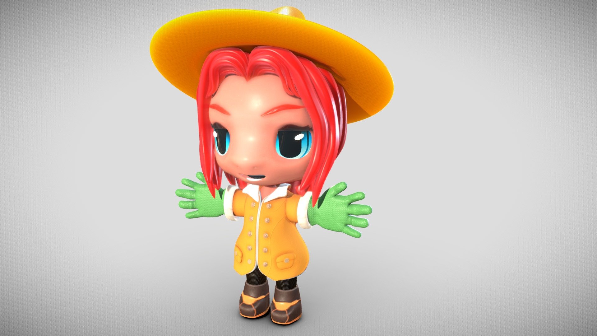 Chloe the Witch - 3D model by LPhela [db7f3e8] - Sketchfab