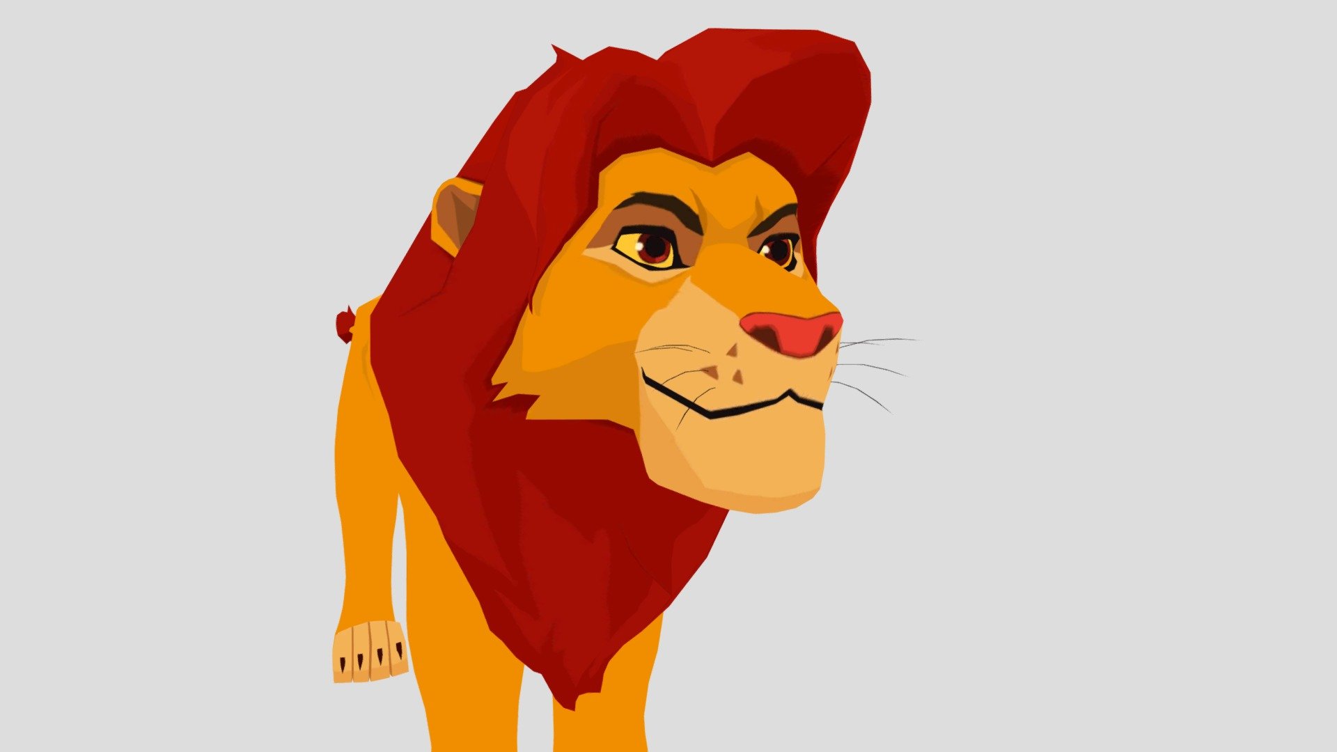 Simba - Download Free 3D model by ThisIsntAPerson [db7f6b3] - Sketchfab