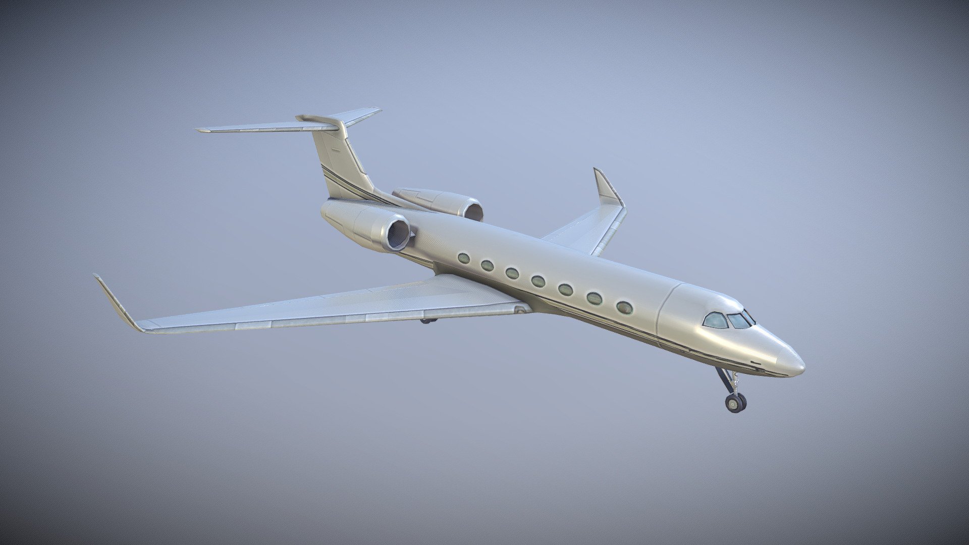Gulfstream 550 - 3D model by DPMA (@DanTronMcTronDan) [db7fbb4] - Sketchfab