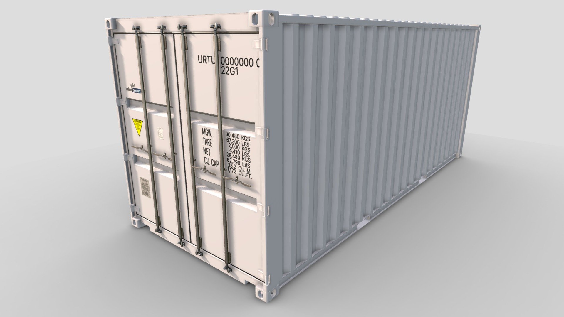 Shipping Container - 3D model by joemauke [db80c59] - Sketchfab