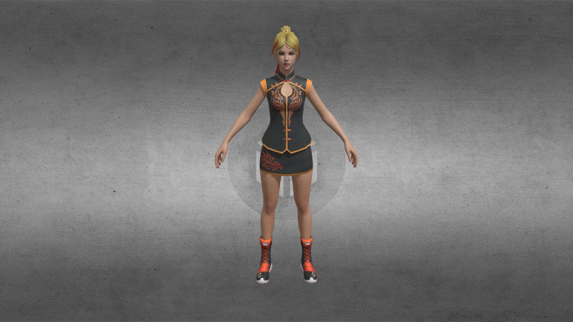 freefire new female 3d model by pace gaming - Download Free 3D model by ...