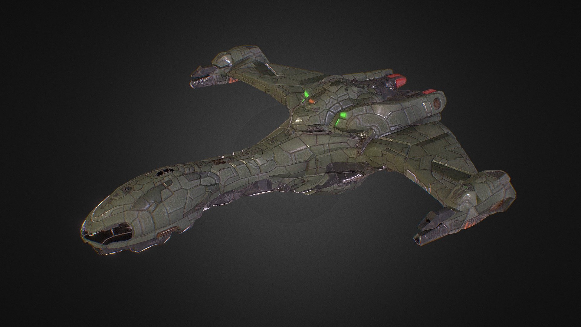 Klingon Raptor - 3D model by dwl [db8766c] - Sketchfab