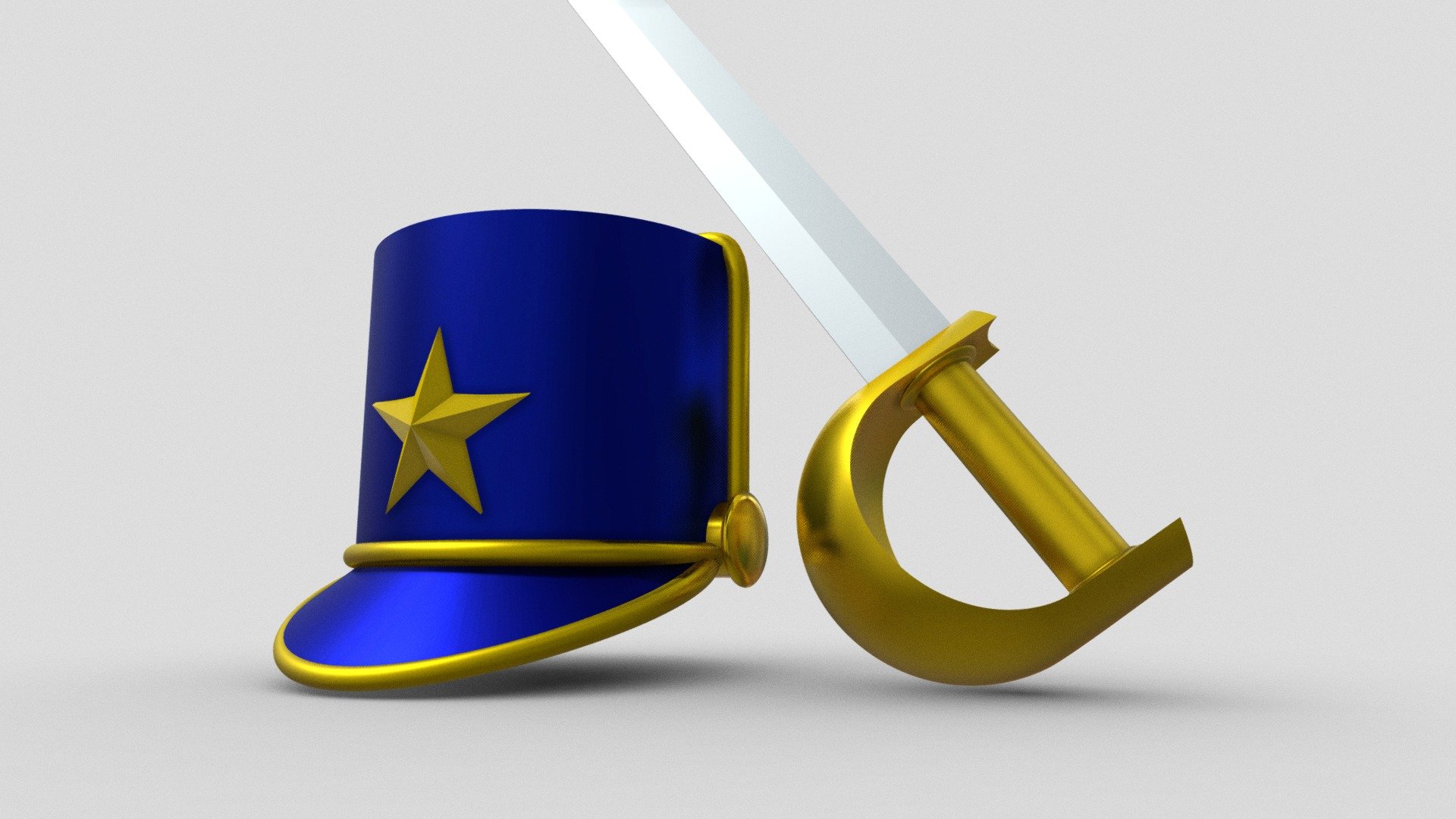 Barbie In The Nutcracker Helmet & Sword - 3D model by Andres C ...
