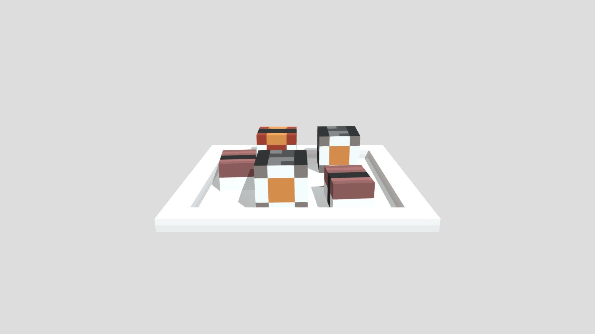 Sushi - 3D model by Nekosuggoi (@mariana.chaparro3) [db8b5ee] - Sketchfab