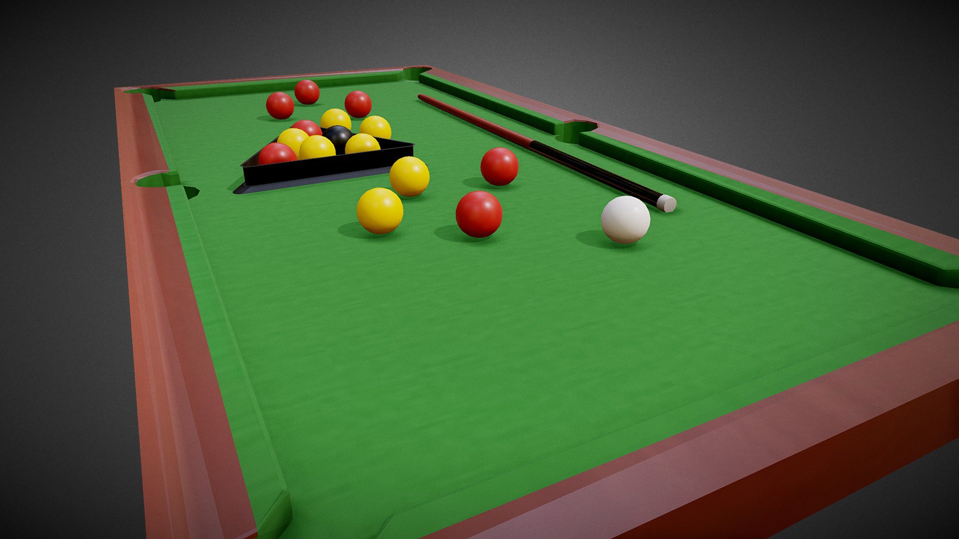 Pool Table - 3D model by jos.h [db8ca14] - Sketchfab