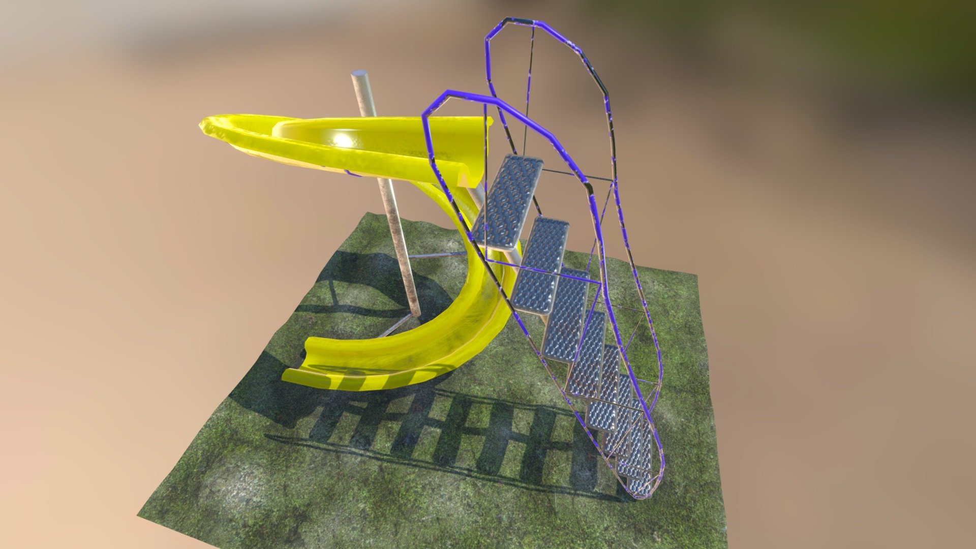 Tobogan - 3D model by benlemoine [db8e100] - Sketchfab