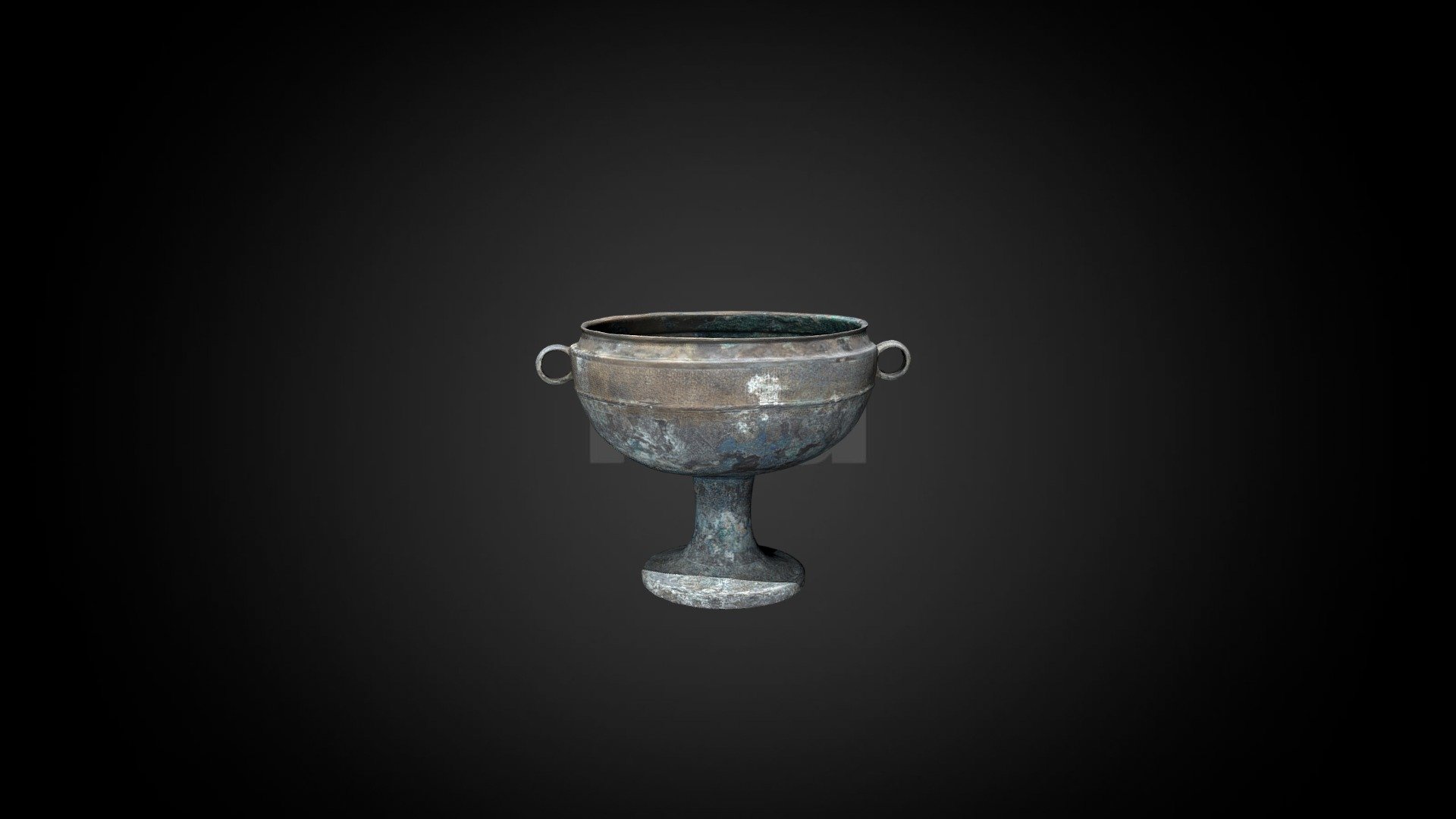 Dou Food Vessel base, one of a pair, 400 BCE - Download Free 3D model ...
