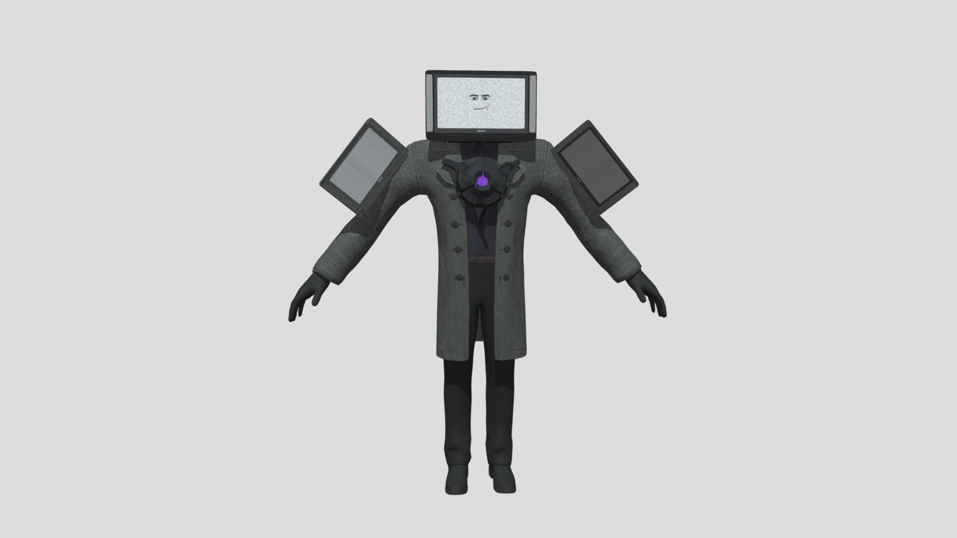 Tv Man sus - Download Free 3D model by What the heck!? Boom ...