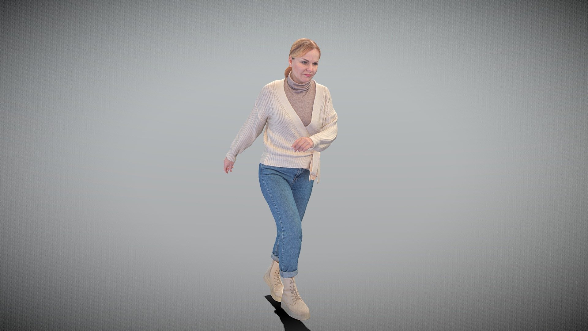 Beautiful woman walking 337 - Buy Royalty Free 3D model by deep3dstudio ...