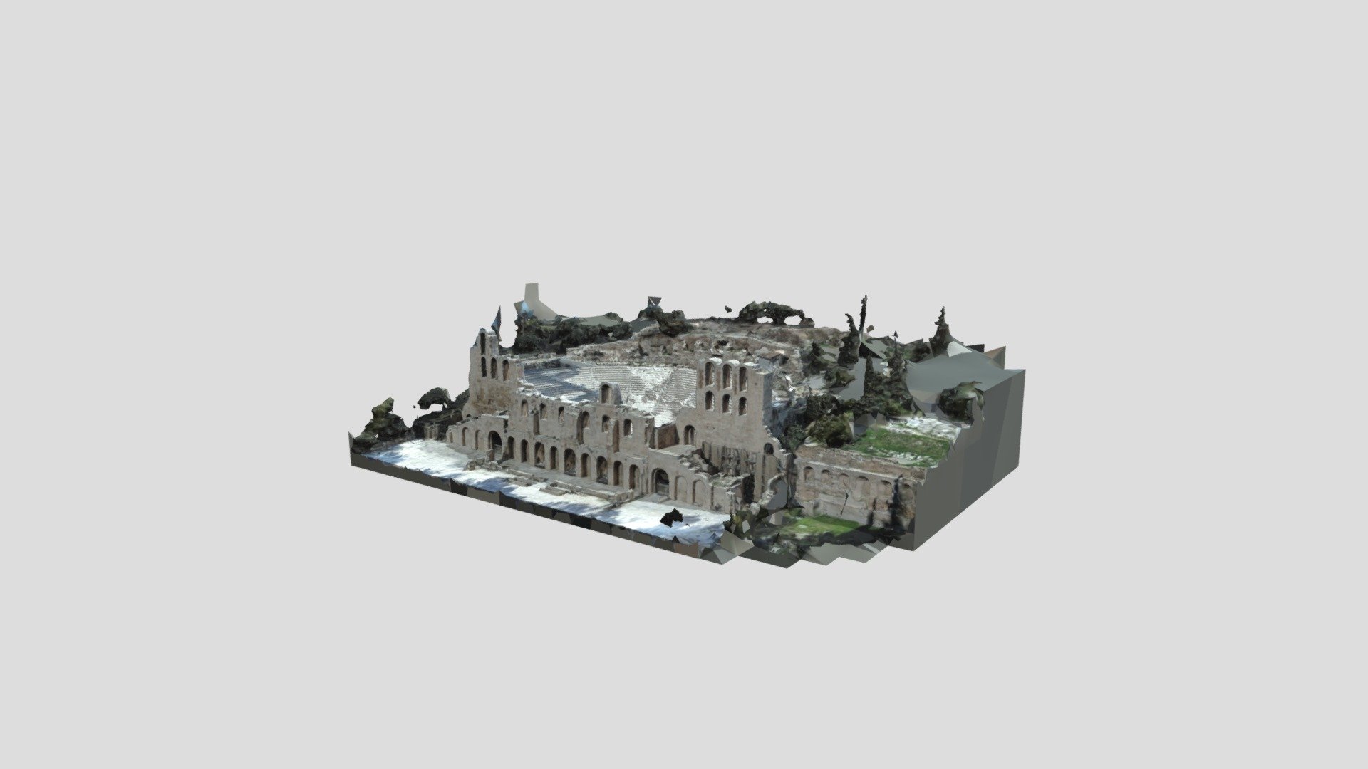 ancient_greek_theater_acropolis - 3D model by faggiangelica [db923e8 ...