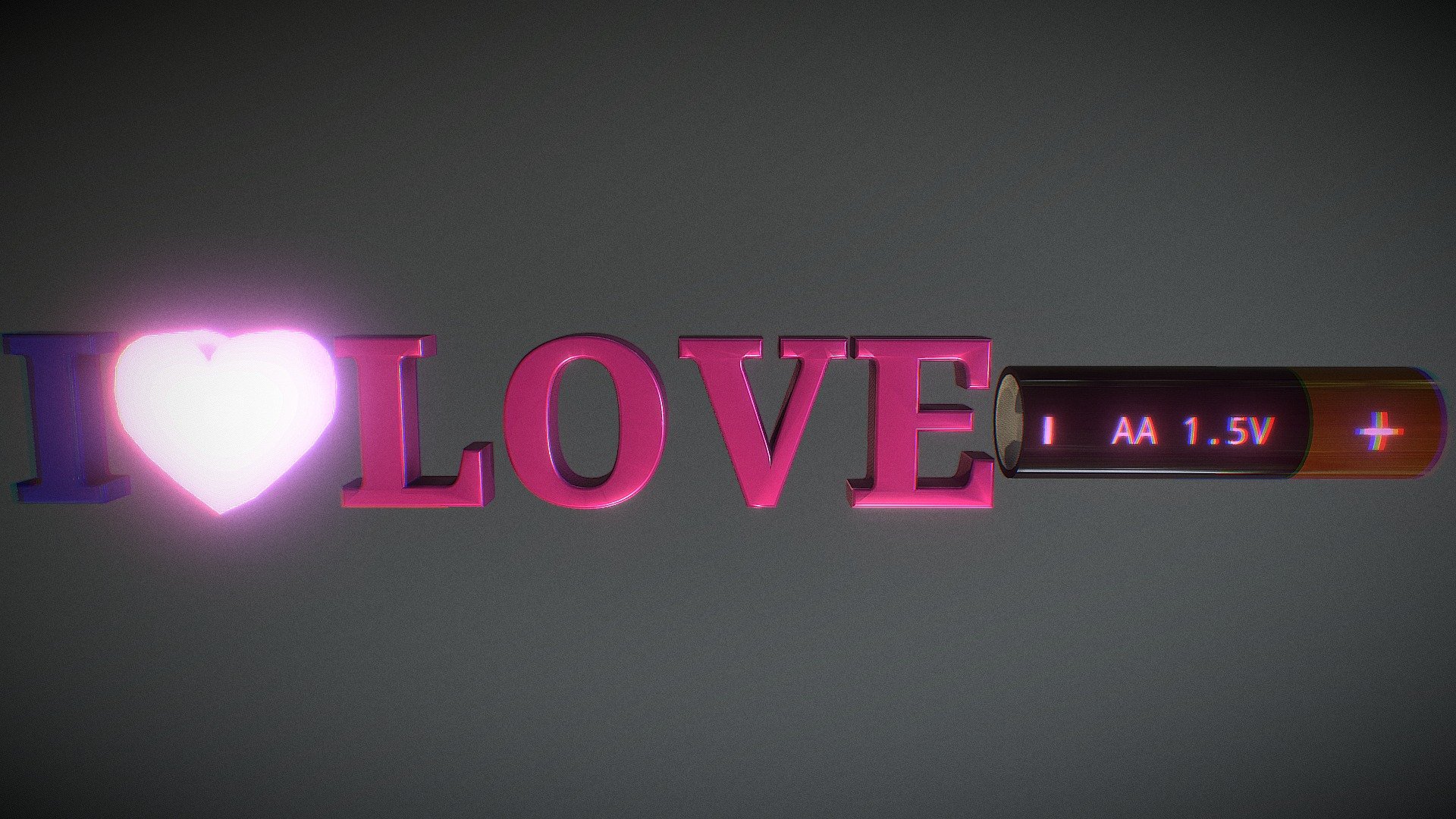 I LOVE POWER 1 - 3D model by LENSVIEWFILMS (@Biddingjim06) [db92c3d ...