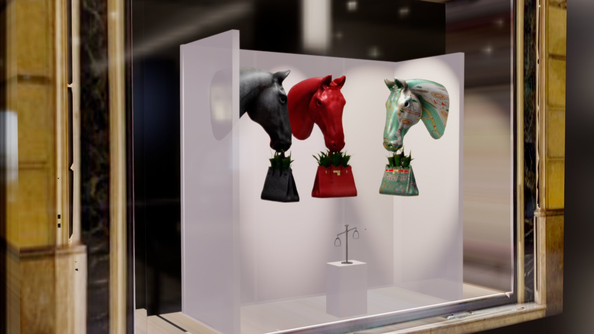 HERMÈS CHEMA MADOZ WINDOW DISPLAY - Download Free 3D model by vmmaniac ...