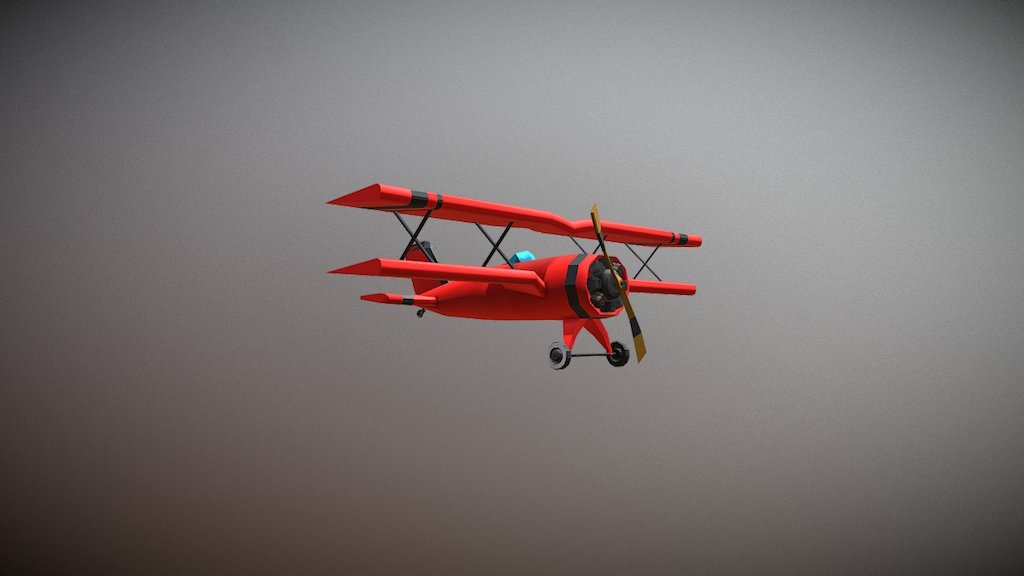 biplane - 3D model by soundminded [db94b8d] - Sketchfab