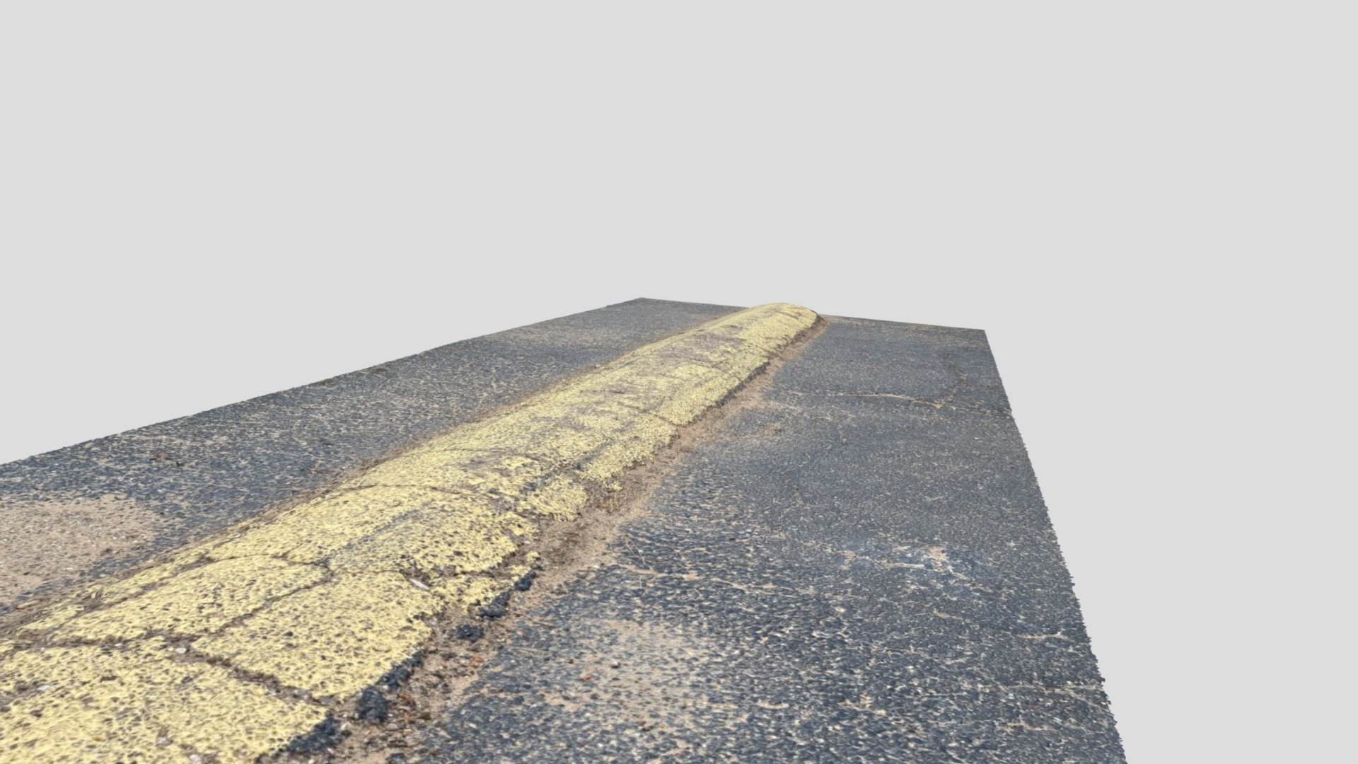 Yellow concrete speed bump - 3D model by Stance Hurst (@Cacti3D ...