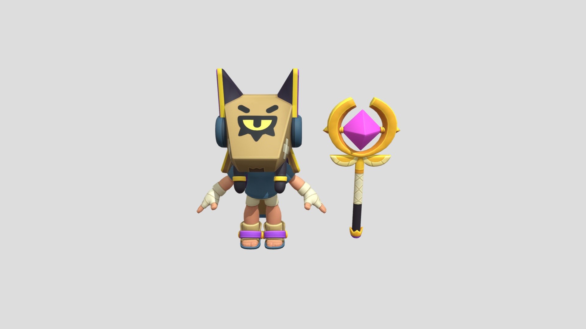 Finx-brawl-stars-3d-model - Download Free 3D model by mahmah13 [db9691b ...