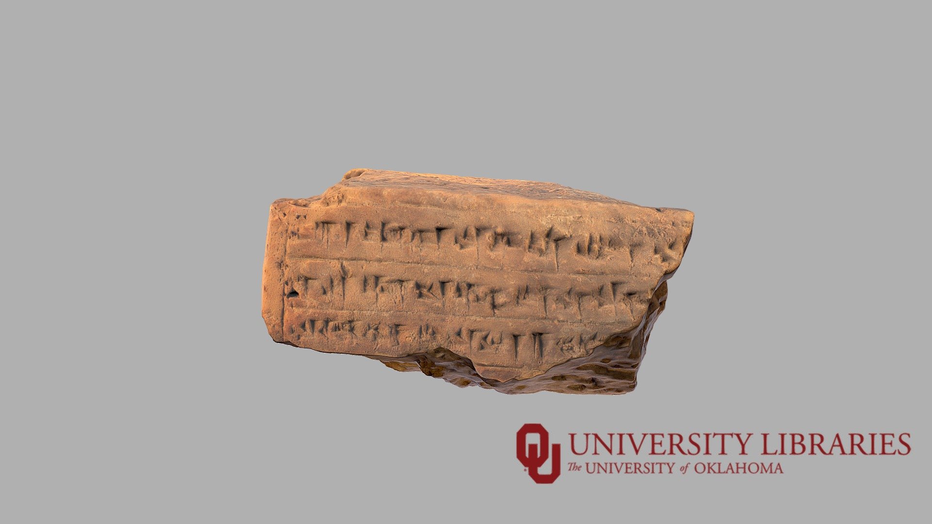 Ancient Mesopotamian Cuneiform Tablet - 3D model by OU Libraries ...