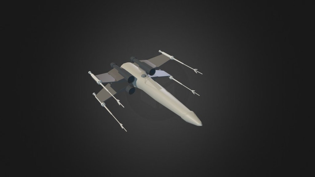 Fanart - Star Wars X-wing - 3D model by Matheus Fetzner (@mathacas ...