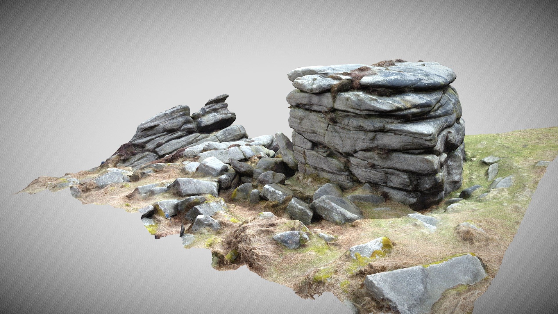 Cowper Stone, Stanage Edge, Peak District - Download Free 3D model by ...
