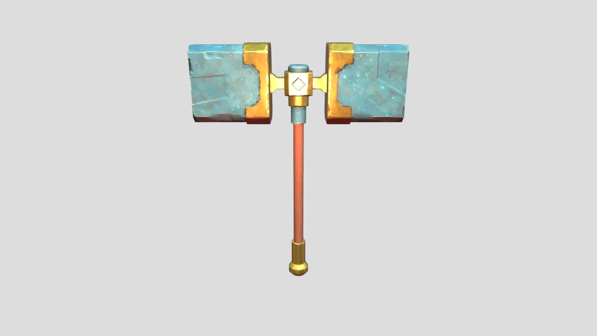 Stylized hammer - 3D model by Bjergenen [db9a3f6] - Sketchfab