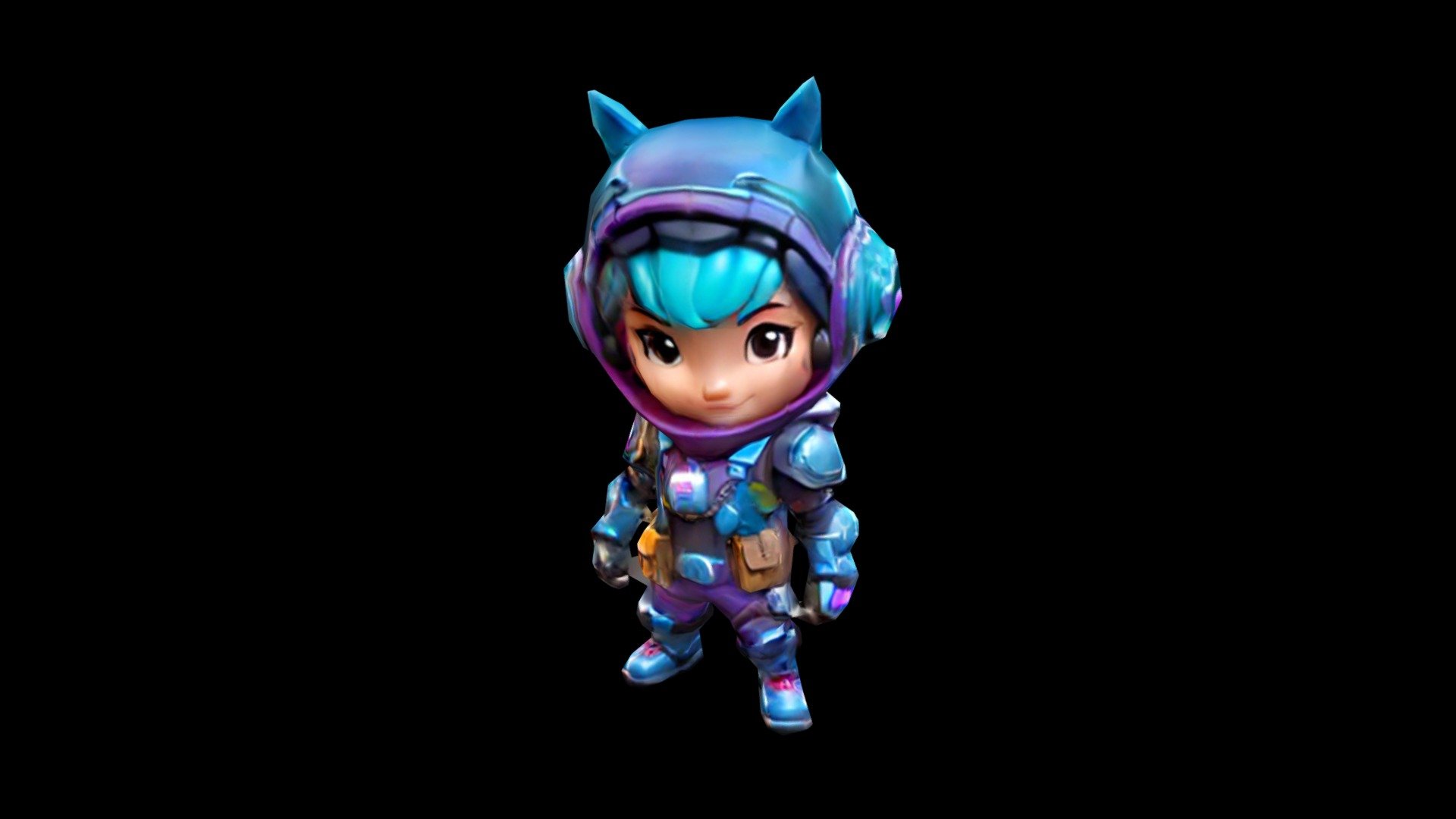 "Pixies on the Planet" - Space-themed character - Download Free 3D ...