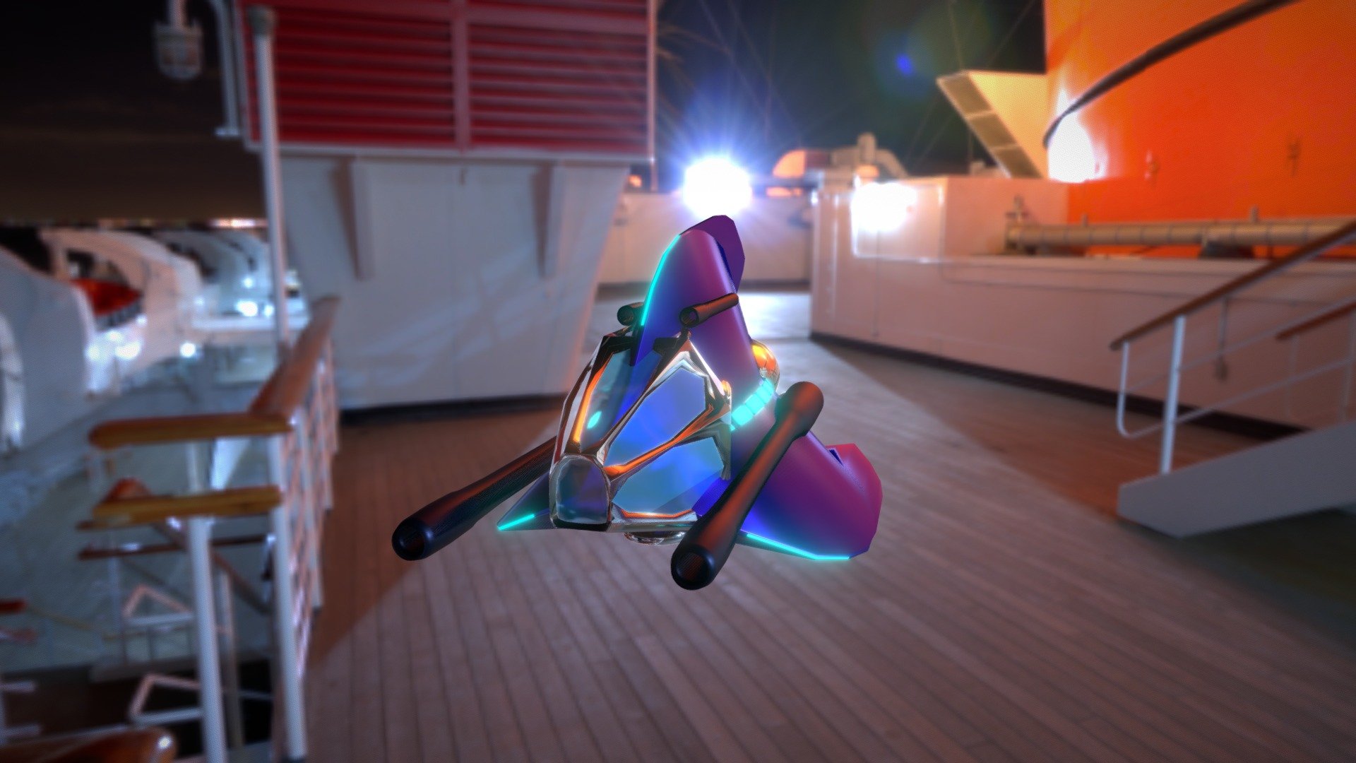SpaceShip - 3D model by Liam H (@liam.hansen) [db9afa8] - Sketchfab