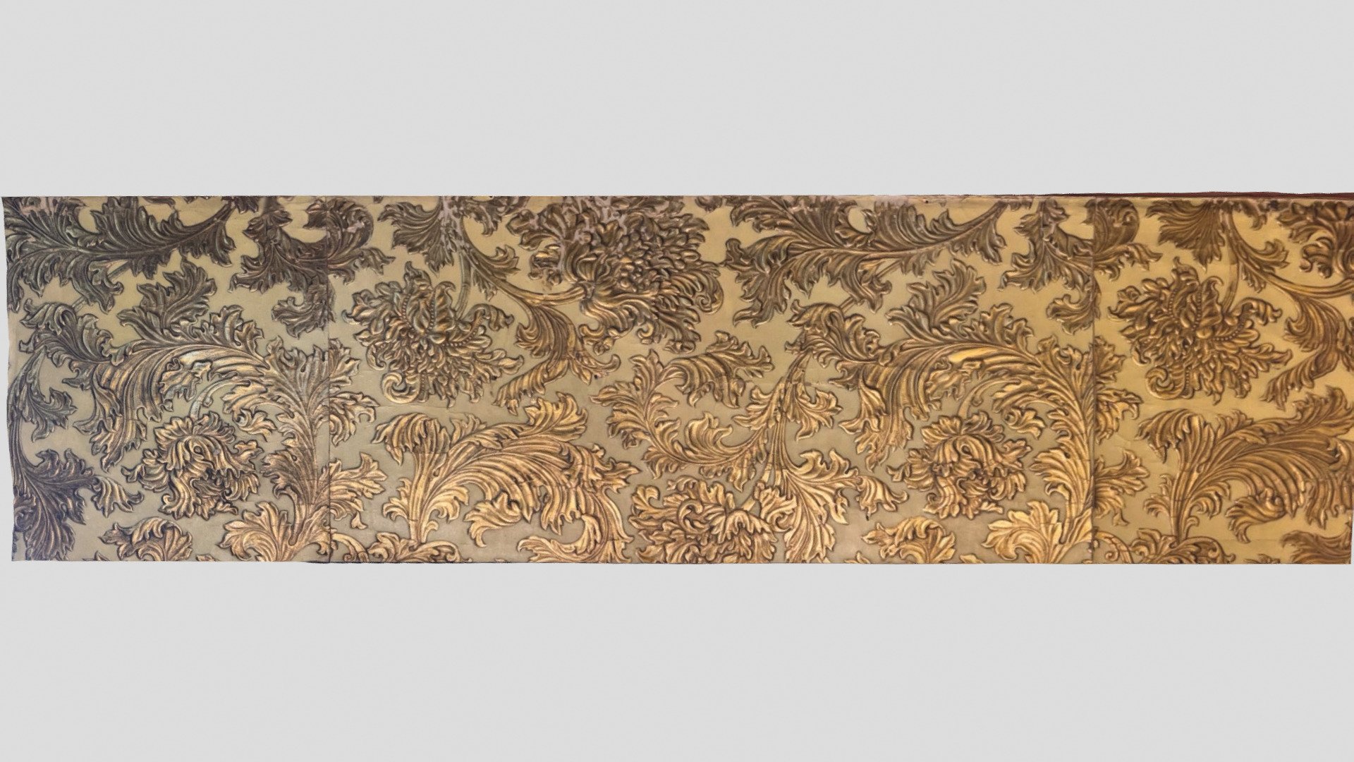 Small section of an old pattern wallpaper - Download Free 3D model by ...