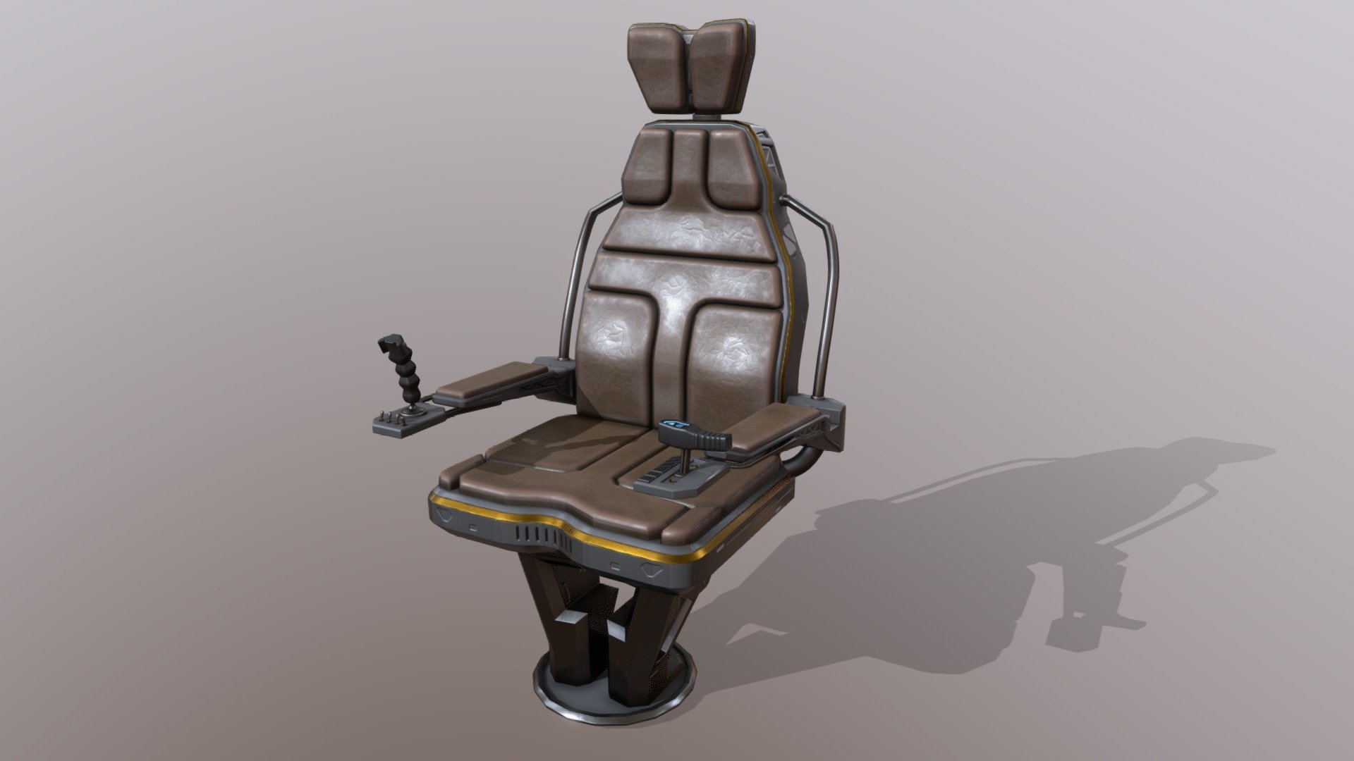 Scarab truck driver chair - 3D model by Maxim Senchenko (@SenchenkoMA ...