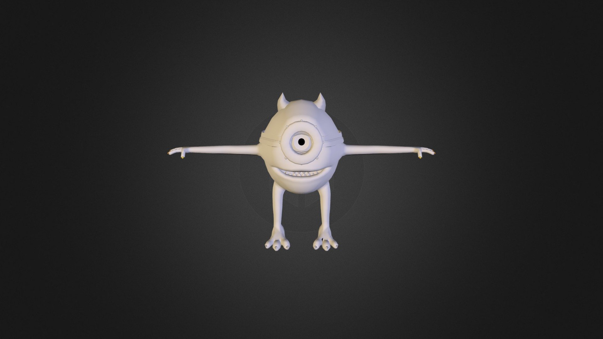 minion wazowski (t pose) obj.zip - 3D model by sherkhan [db9c769 ...